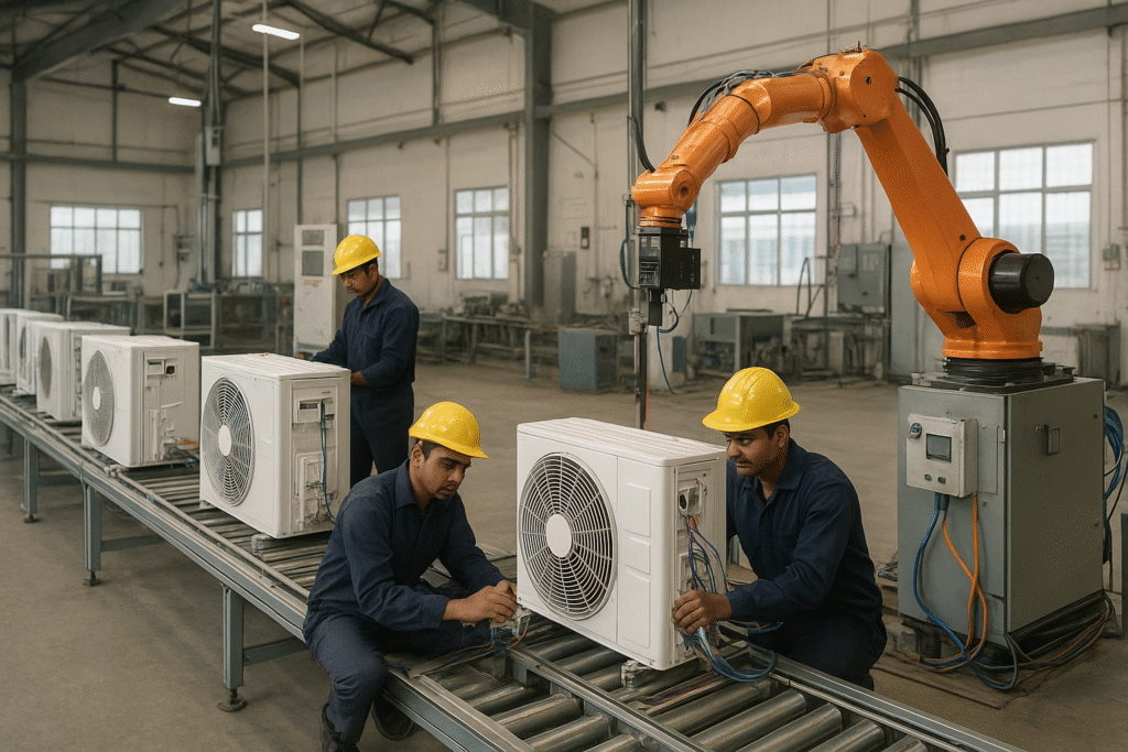 Industrial Assembly & Lean Manufacturing Projects | Air Condition Line ...